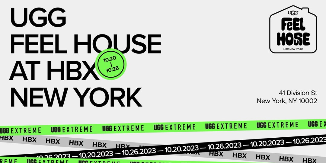 UGG Feel House Comes to HBX New York for Winter Activation | Hypebeast