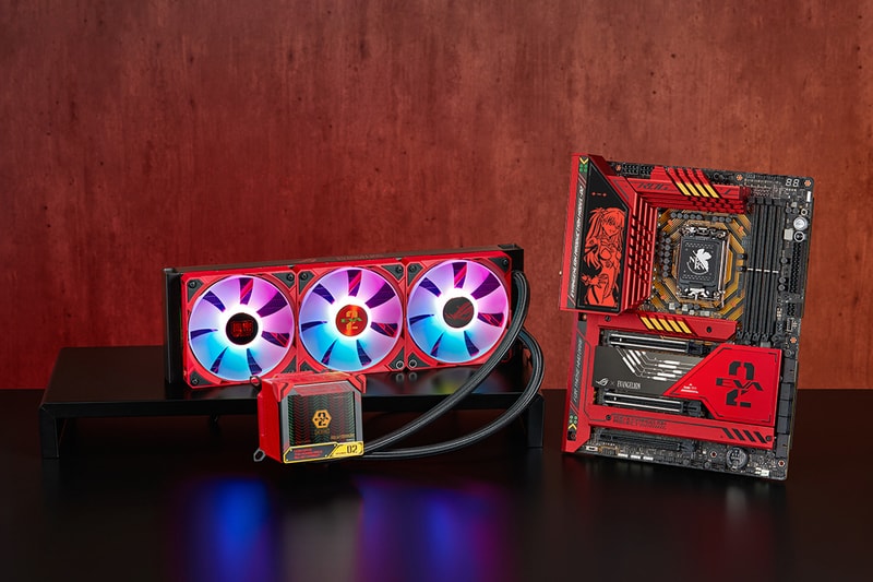 ROG Announces 'Evangelion' Unit-02 Collection | Hypebeast