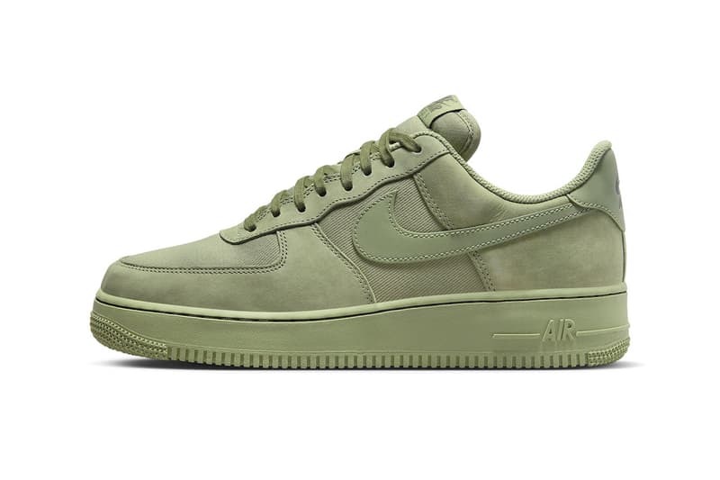 Official Nike Air Force One Low Premium "Oil Green" | Hypebeast