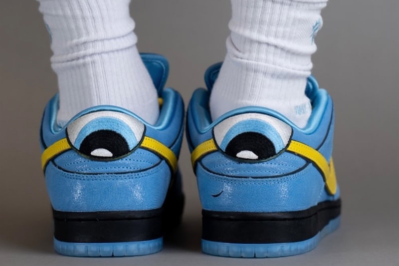 On-Feet Look 'The Powerpuff Girls x Nike SB Dunk Low "Bubbles" | Hypebeast