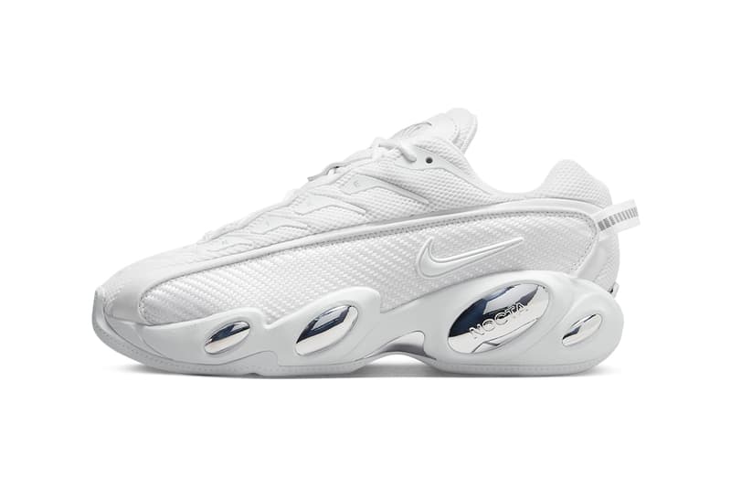 Nike NOCTA Glide “White Chrome” Release Info | Hypebeast