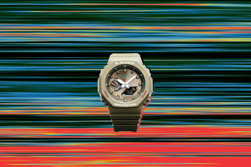 Neue Uhr: Casio G-Shock Multicolor Accents - A-B2100FC-7A, GA-B2100FC ...
