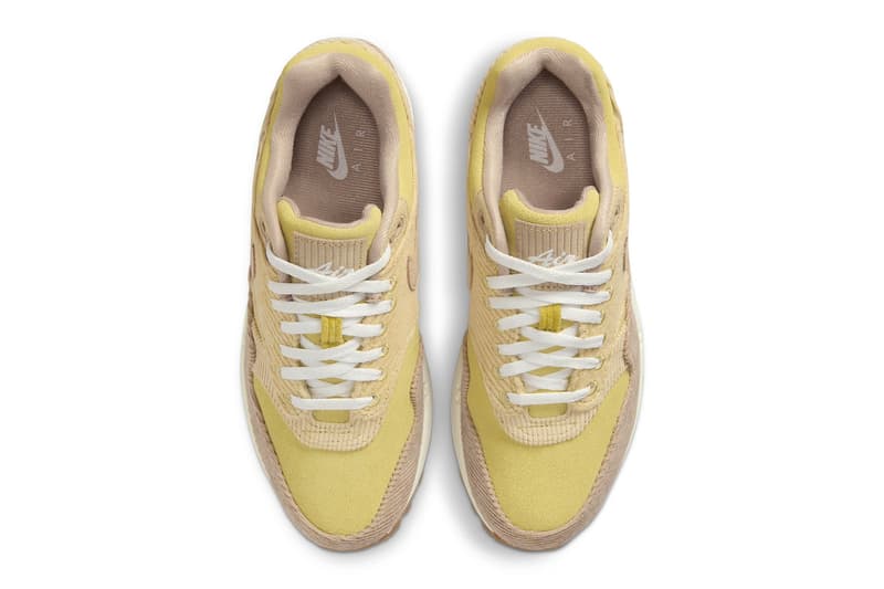 Nike Air Max 1 "Buff Gold" Surfaces in Corduroy | Hypebeast