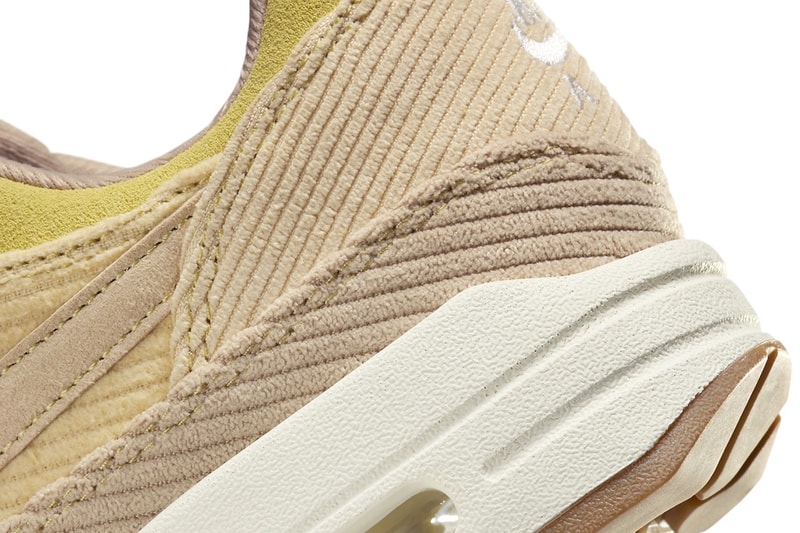 Nike Air Max 1 "Buff Gold" Surfaces in Corduroy | Hypebeast