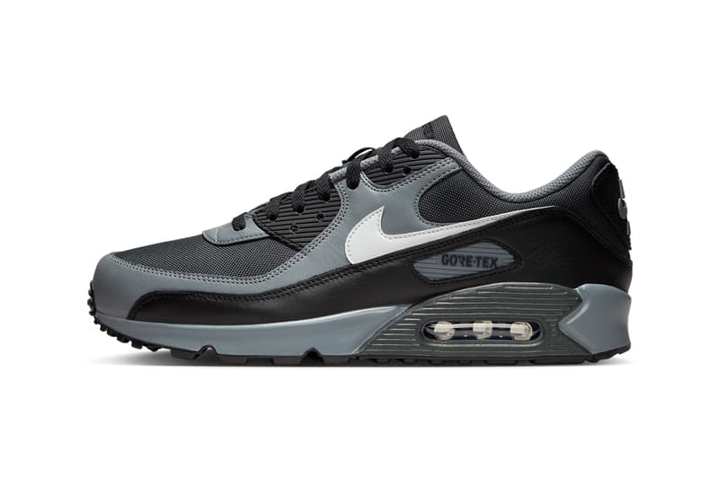 Nike Air Max 90 GORE-TEX Black Gray FD5810-002 Release | Hypebeast