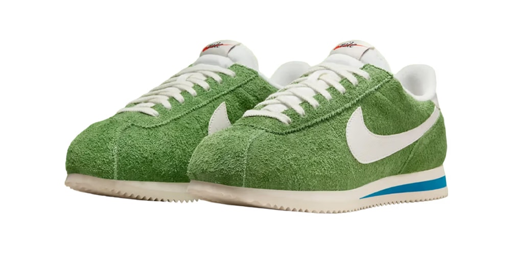 Nike Teases Green, Textured Suede Cortez | Hypebeast
