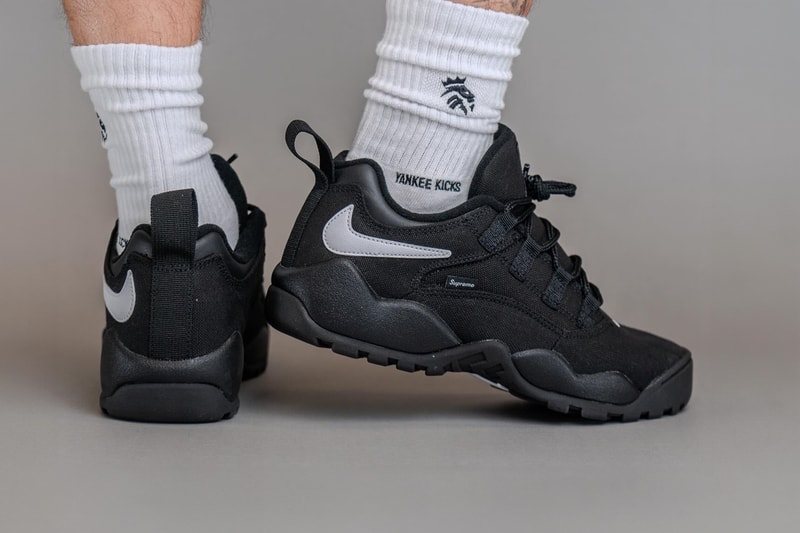 Supreme Nike SB Air Darwin Low Black FQ3000-001 Release | Hypebeast