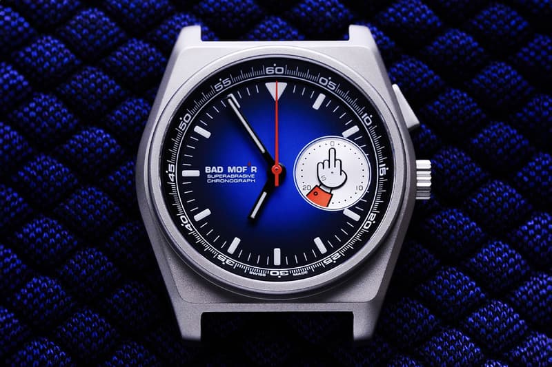 Bamford London x seconde seconde BAD MOFR watch | Hypebeast