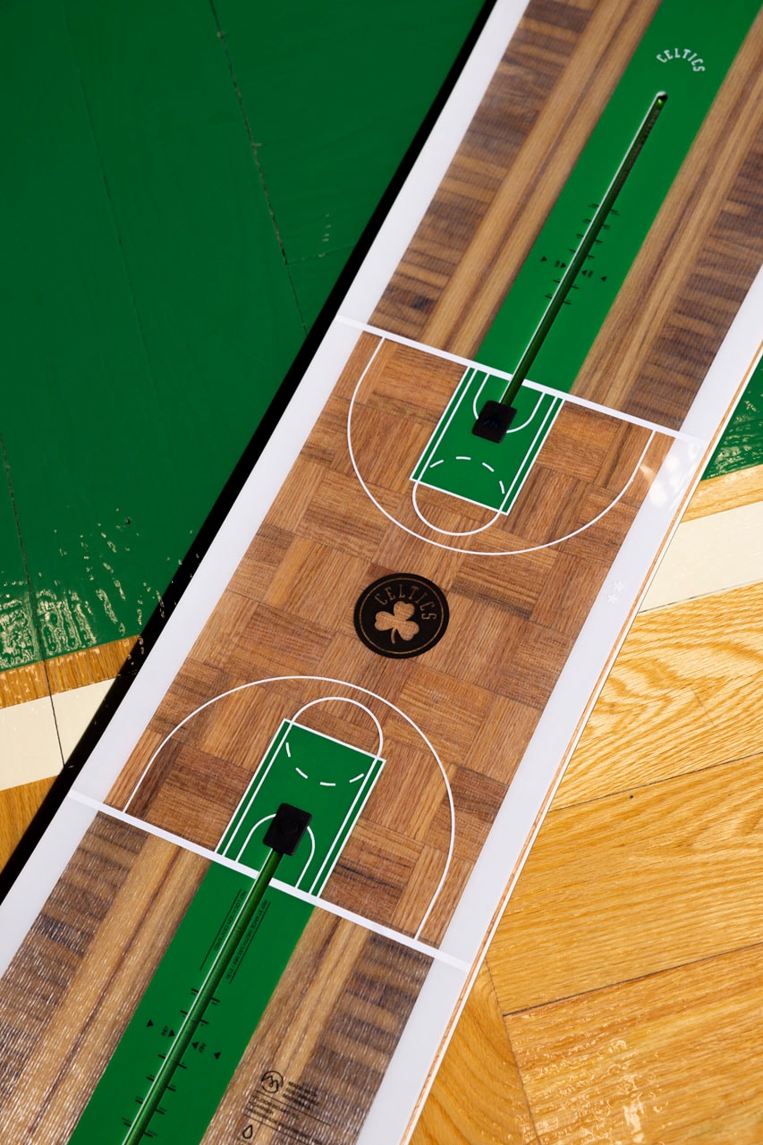 A Closer Look at Burton's MINE77 x Celtics Floor Board | Hypebeast