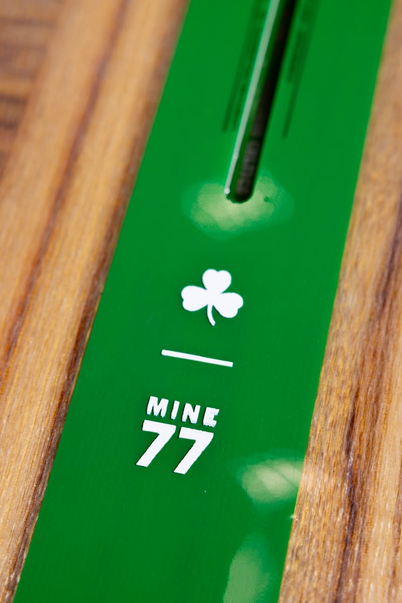 A Closer Look at Burton's MINE77 x Celtics Floor Board | Hypebeast