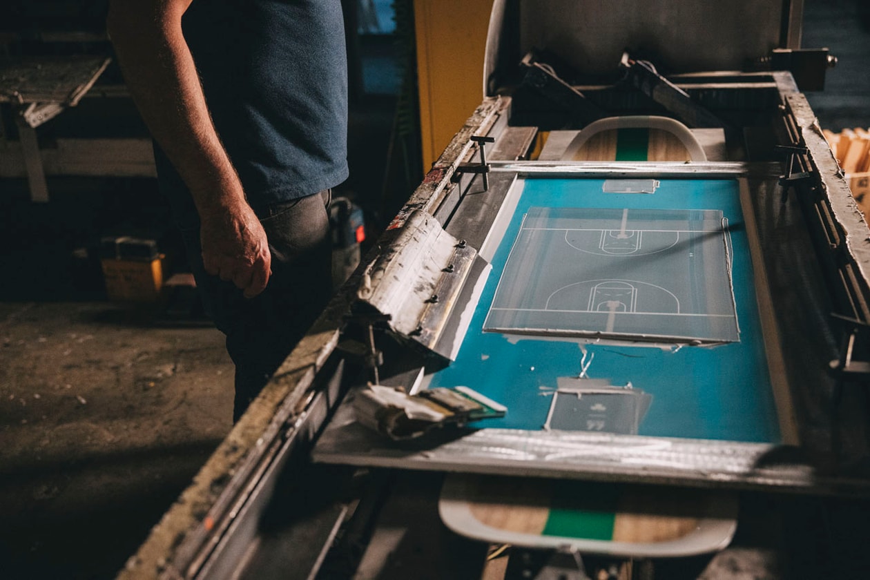 A Closer Look at Burton's MINE77 x Celtics Floor Board | Hypebeast