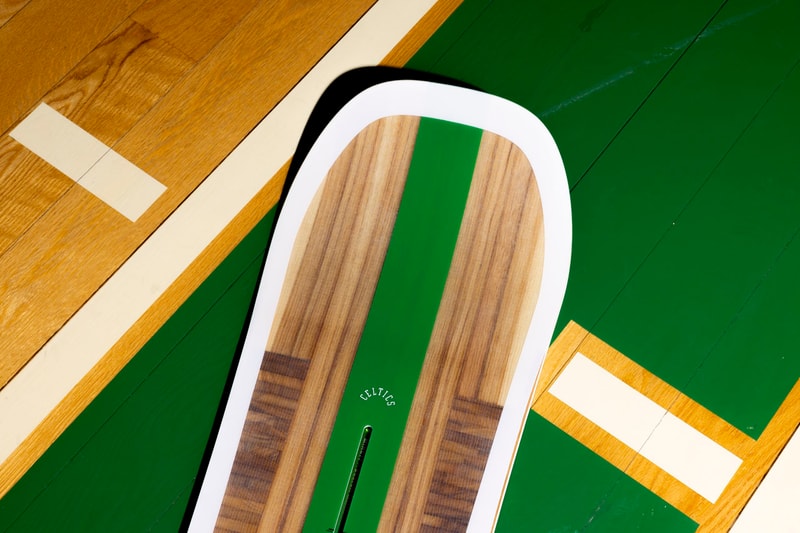 A Closer Look at Burton's MINE77 x Celtics Floor Board | Hypebeast