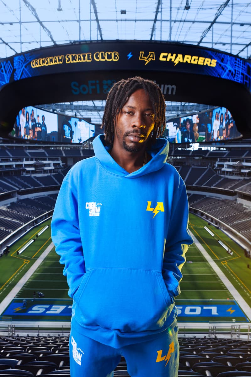 Crenshaw Skate Club Hits the Field in Chargers Capsule | Hypebeast