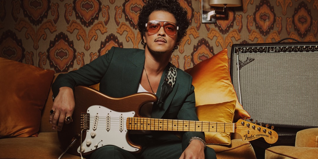 Bruno Mars x Fender Debut Stratocaster Collaboration | Hypebeast