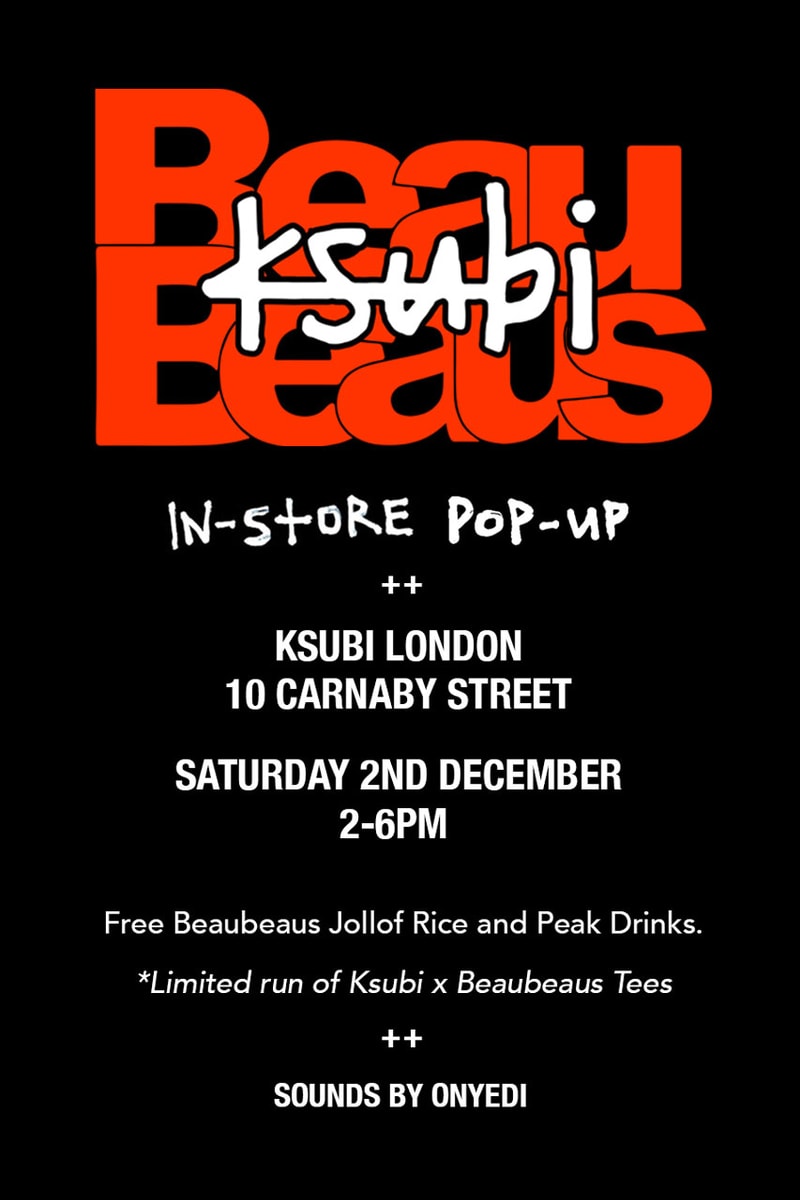 Olaolu Slawn To Open BeauBeau's Pop-Up With Ksubi | Hypebeast