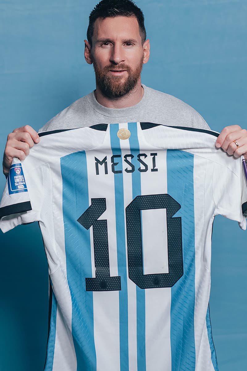 Lionel Messi 2022 FIFA World Cup-Worn Argentina Jerseys Sotheby's ...