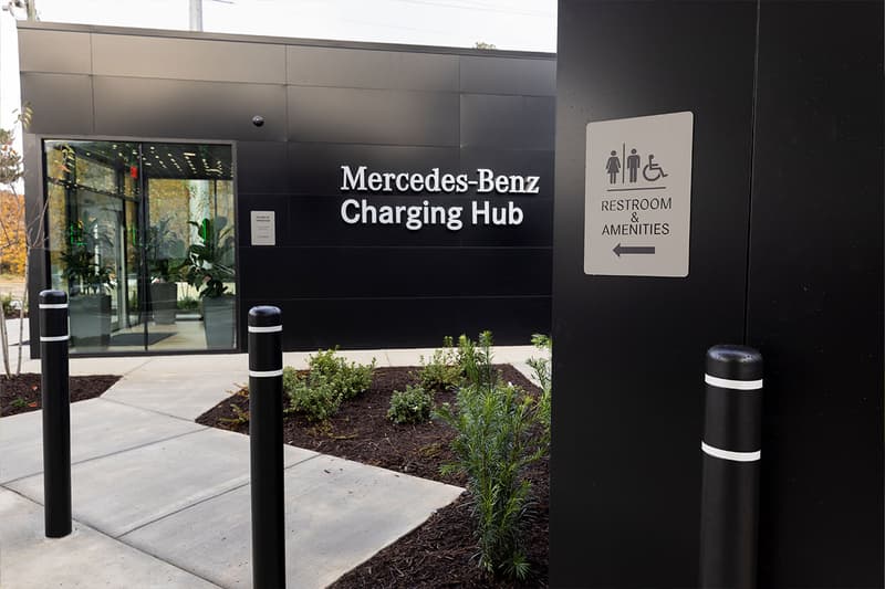 Mercedes Benz First EV Charging Hub US Info | Hypebeast