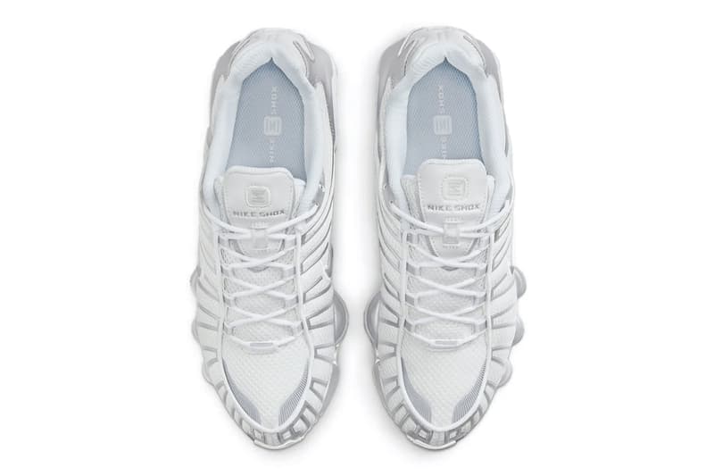 Nike Shox TL Arrives in a Monochromatic Silver Palette | Hypebeast