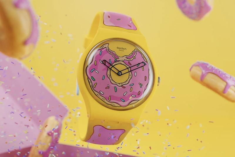 Swatch x The Simpsons SECONDS OF SWEETNESS Info | Hypebeast