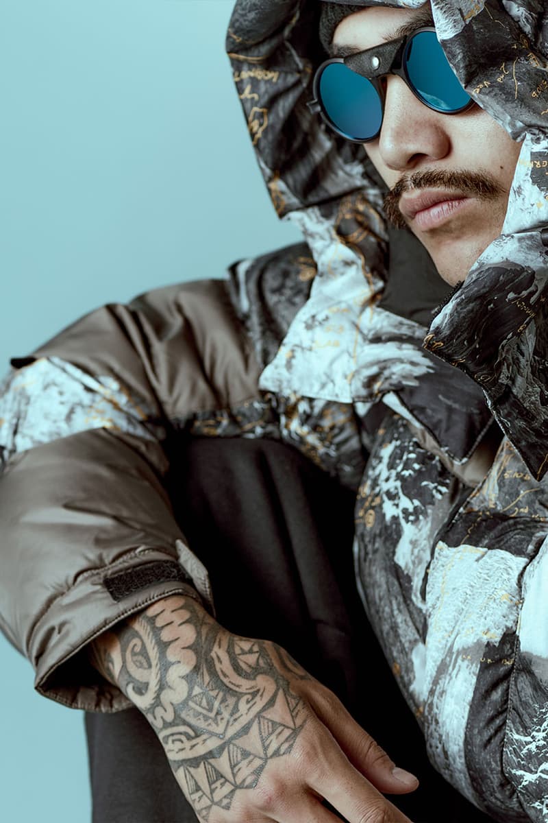 North Face Tattoos Buy The North Face Black Vertical Print 100% Cotton