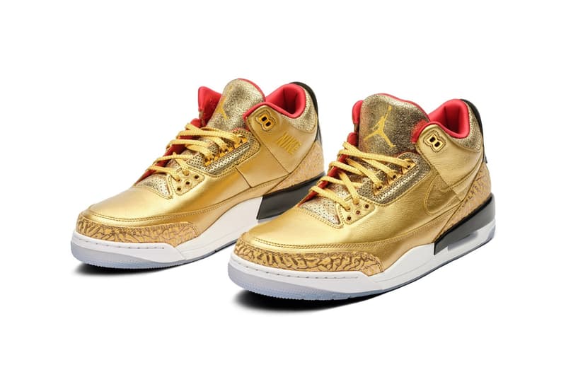 Spike Lee's Air Jordan 3 "Gold Oscars" PE Auction | Hypebeast