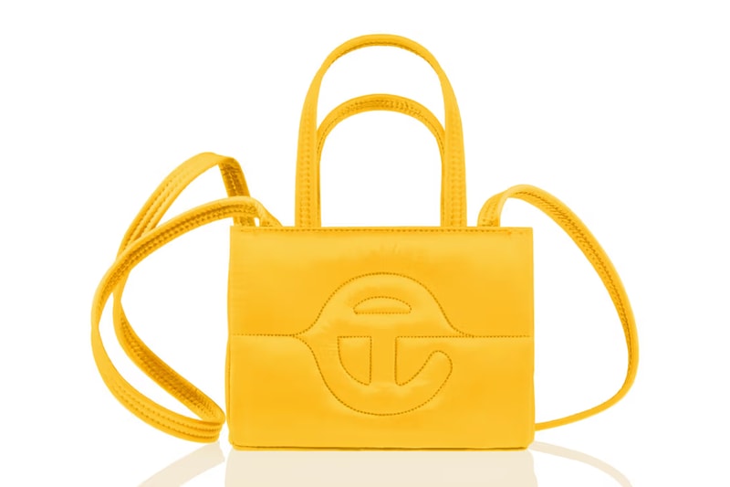 Telfar Dips Puff Capsule in Yellow & Painters Tape Blue | Hypebeast