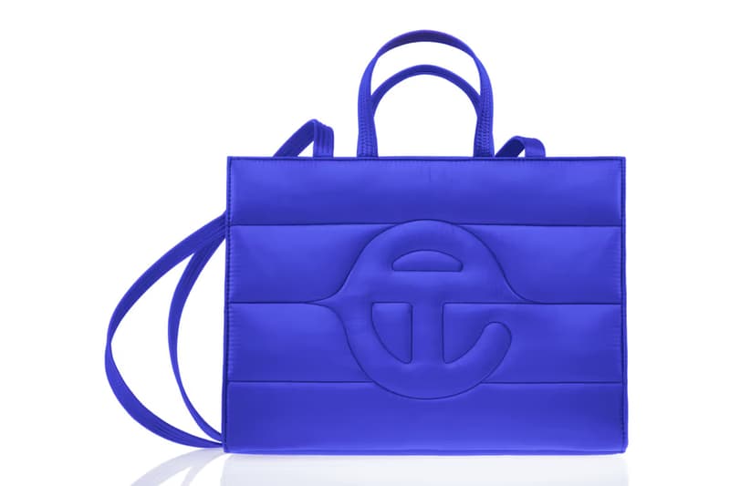 Telfar Dips Puff Capsule in Yellow & Painters Tape Blue | Hypebeast