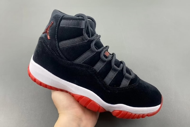 First Look at the Air Jordan 11 "Bred Velvet" - Sneakers Cartel