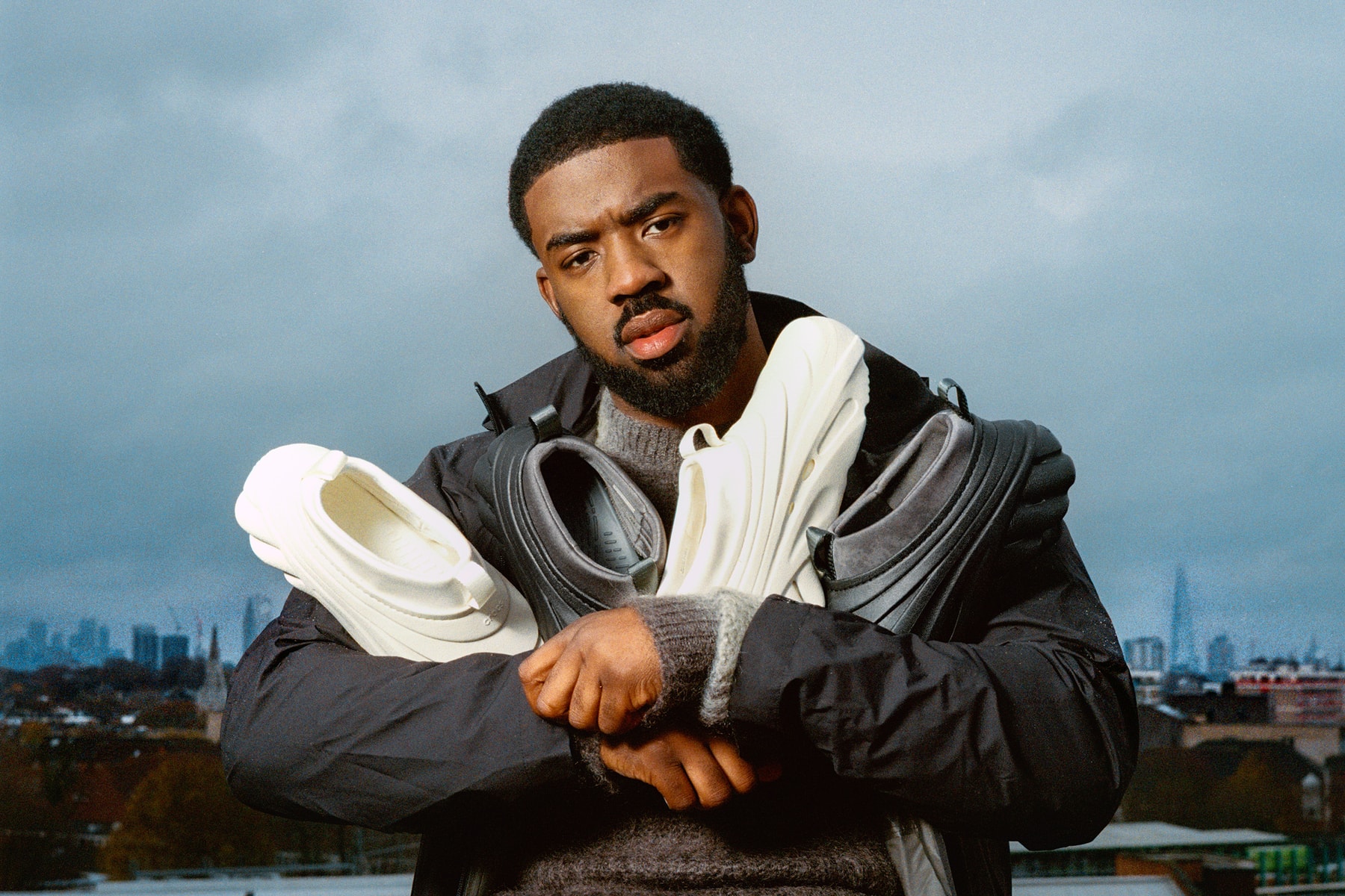 Tion Wayne & Guy2Bezbar Front Crocs Echo Storm Campaign | Hypebeast