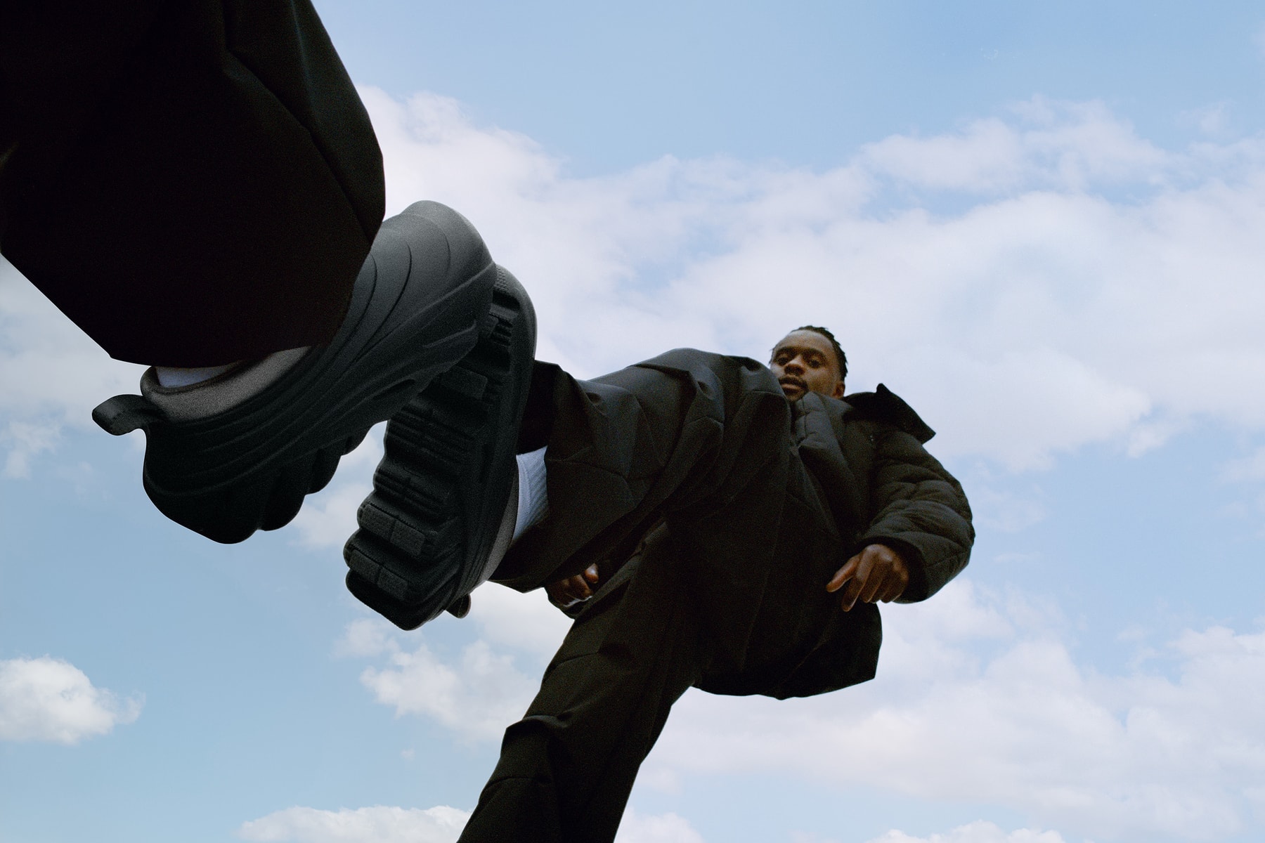 Tion Wayne & Guy2Bezbar Front Crocs Echo Storm Campaign | Hypebeast