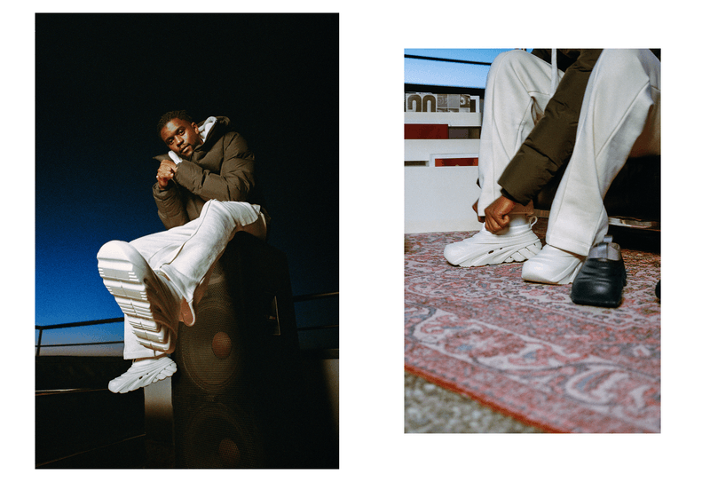 Tion Wayne & Guy2Bezbar Front Crocs Echo Storm Campaign | Hypebeast