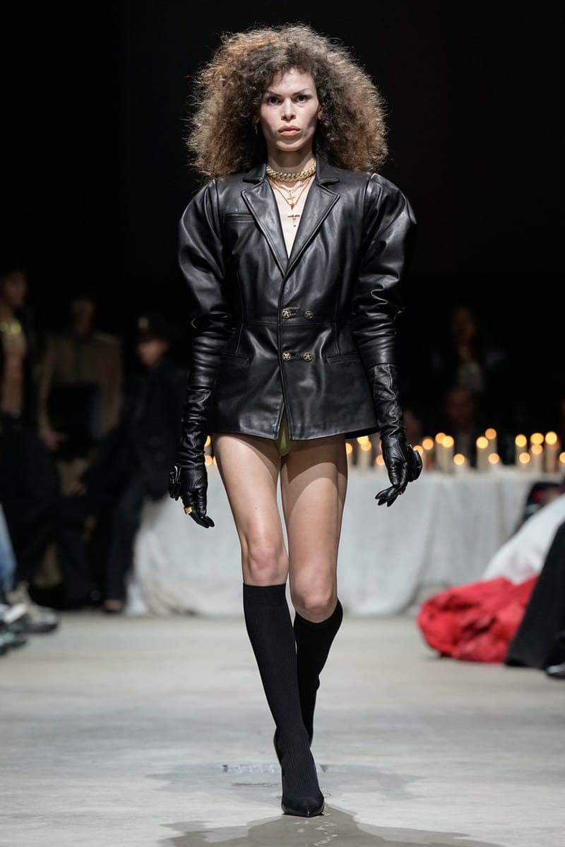 Leather, Latex and Chains Trend on FW24 Runways | Hypebae