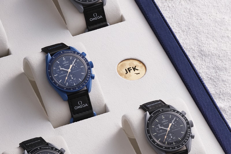 Omega subasta 11 sets completos de MoonSwatch Mission to Moonshine Gold