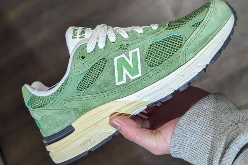 New Balance 993 MADE in USA “Chive” and “Purple Suede” | Hypebeast