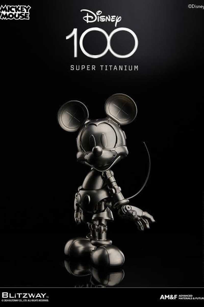 This Titanium Mickey Mouse Action Figure Costs $2,100 USD | Hypebeast