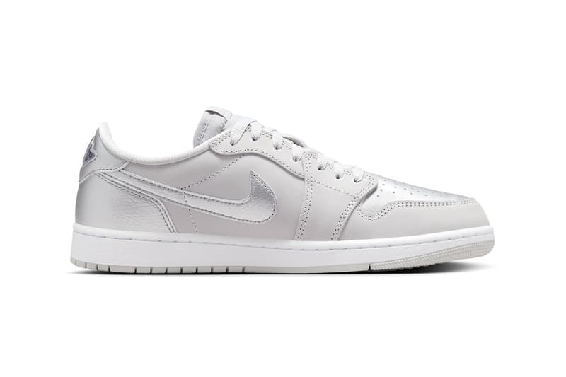 Official Look Air Jordan 1 Low OG "Metallic Silver" | Hypebeast