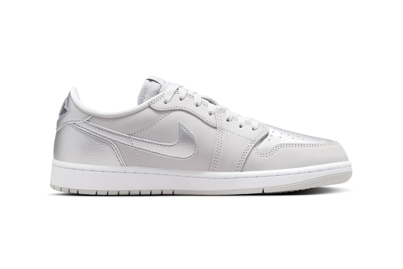 Official Look Air Jordan 1 Low OG "Metallic Silver" | Hypebeast