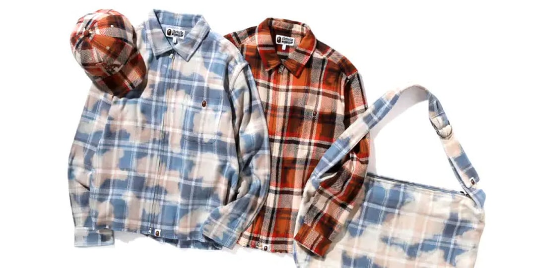 BAPE Presents "Bleached Bape Check" Capsule | Hypebeast