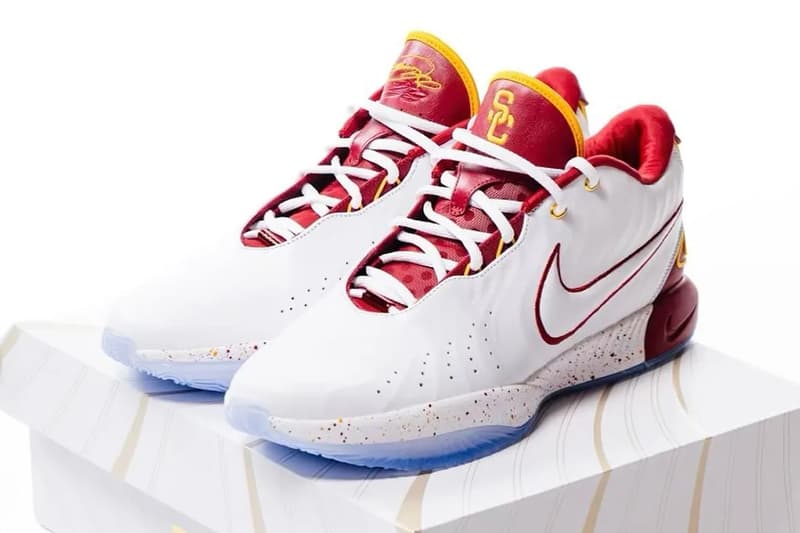 Bronny's USC Team Receives Two Nike LeBron 21 PEs | Hypebeast