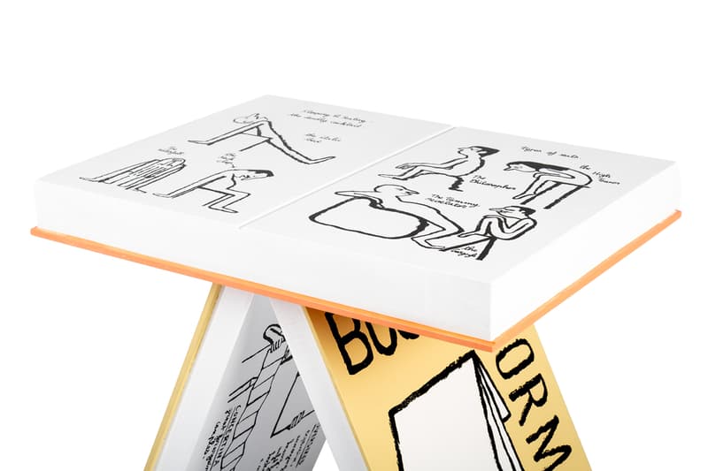 Jean Jullien TOME Book Stool Sculpture Case Studyo | Hypebeast