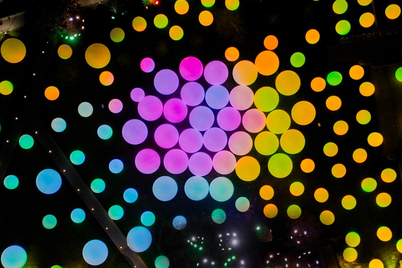 teamLab Resonating Ovoids and Trees in Hong Kong | Hypebeast
