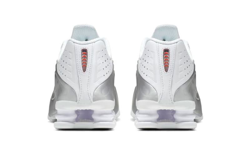 Nike Shox R4 “White and Metallic Silver” Release | Hypebeast