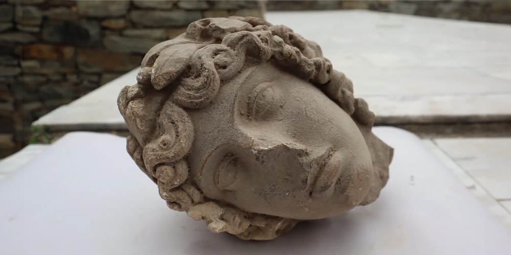 1,800-Year-Old Marble Bust of Apollo Discovered in Greece | Hypebeast