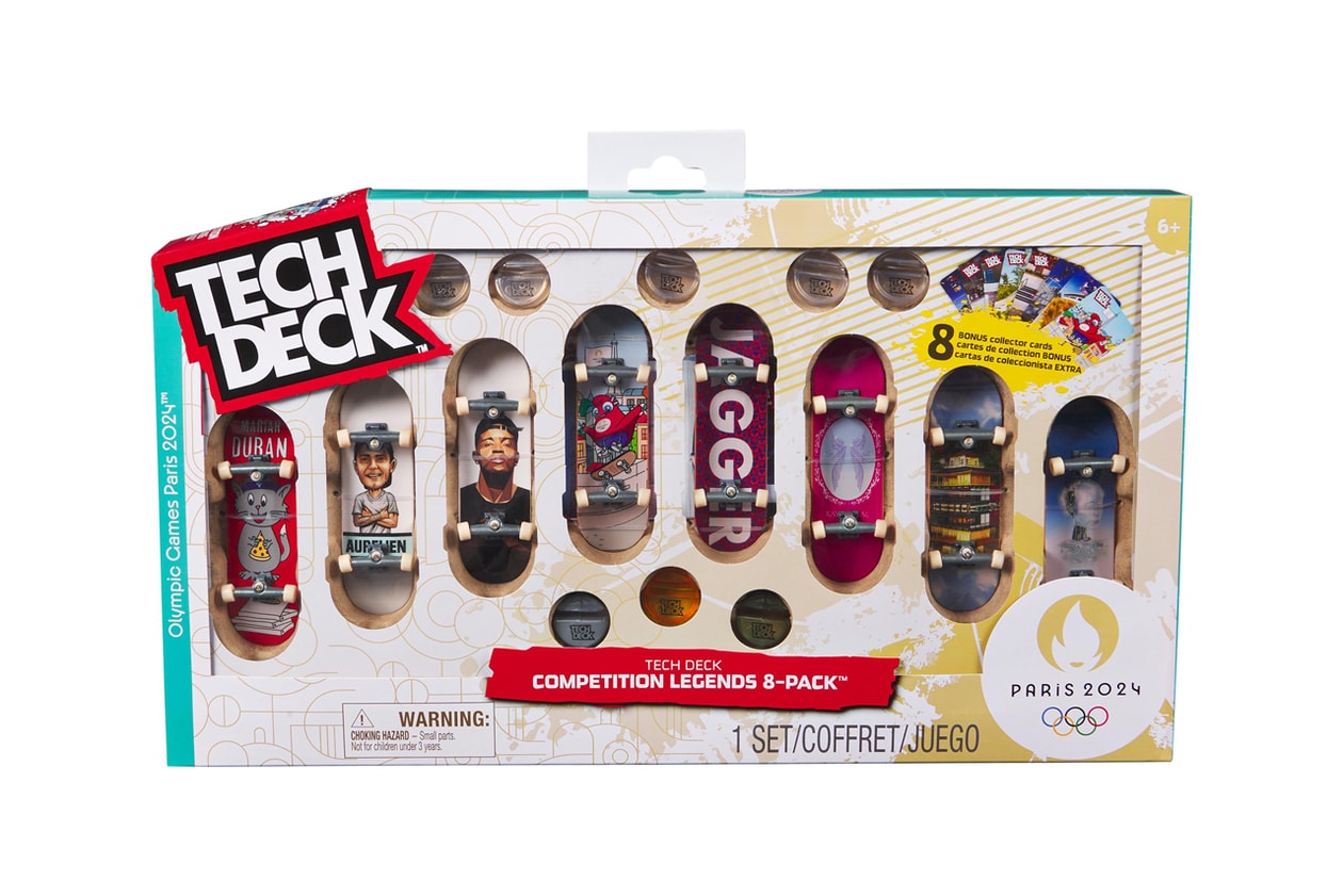 Tech Deck 2024 Olympics Skateboard Collection | Hypebeast