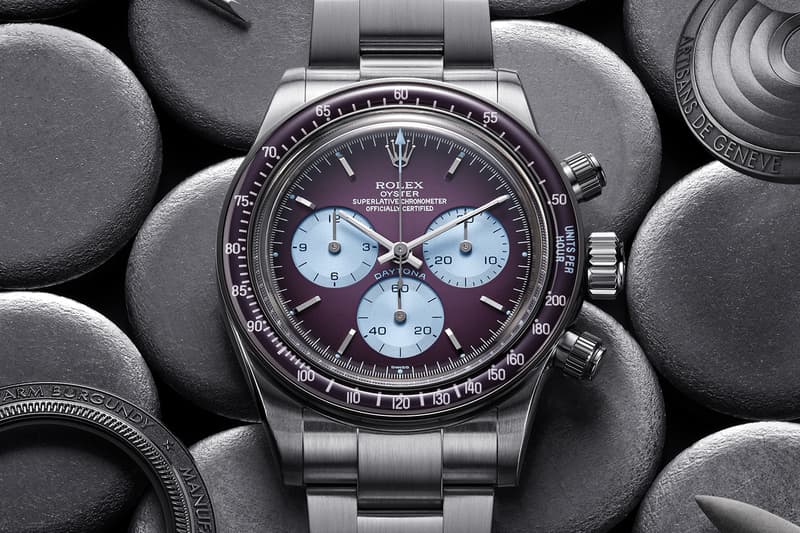 Artisans de Genève Rolex Daytona "Warm Burgundy" | Hypebeast