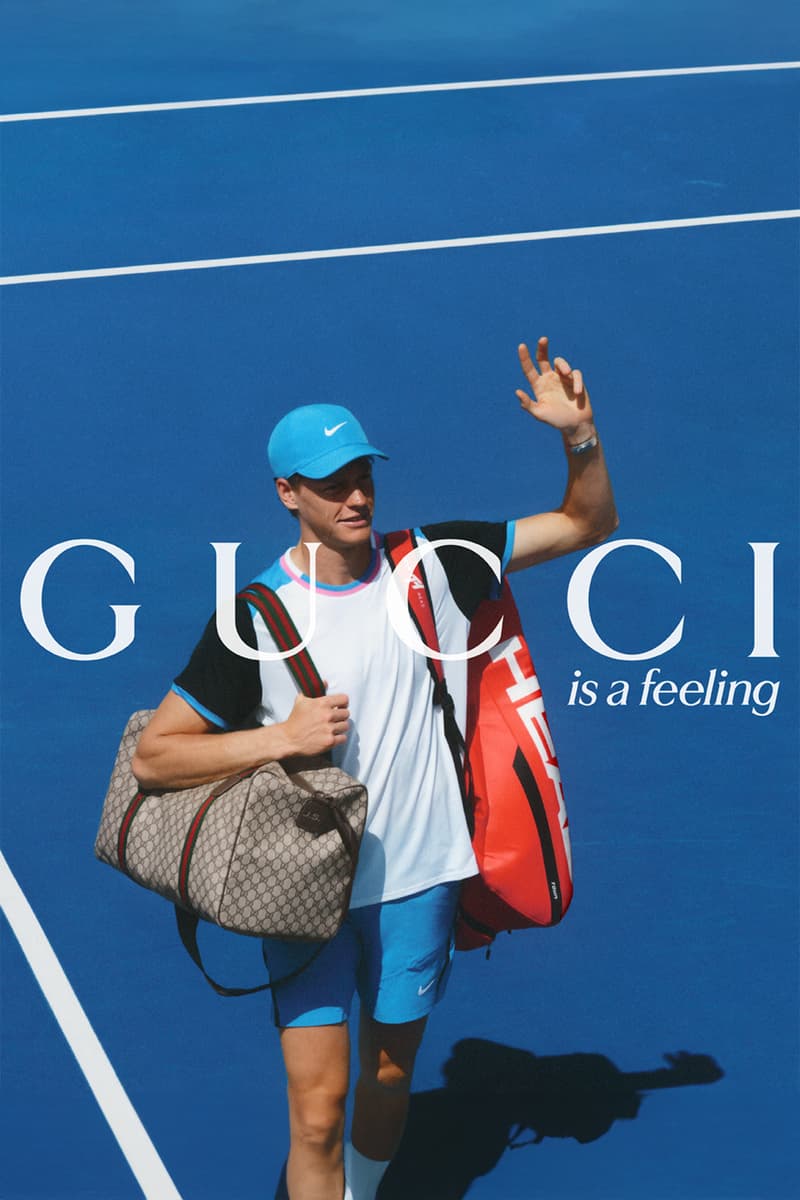 Jannik Sinner x Gucci "Is a Feeling" Campaign | Hypebeast