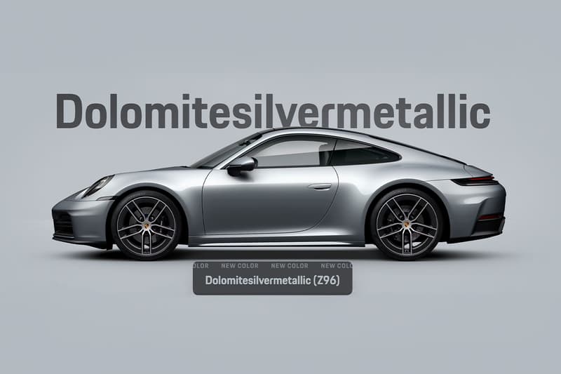 Porsche New Paint to Sample Colors Release Info | Hypebeast