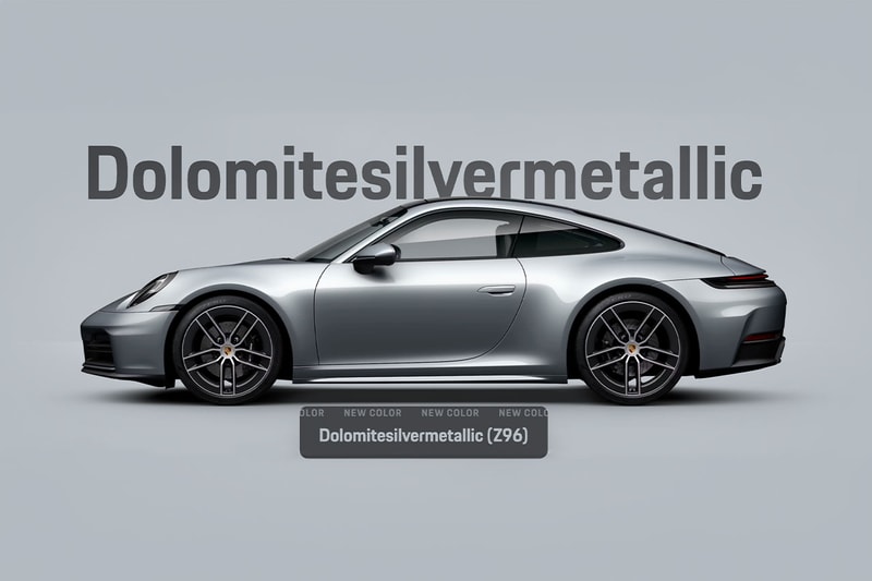 Porsche New Paint to Sample Colors Release Info | Hypebeast
