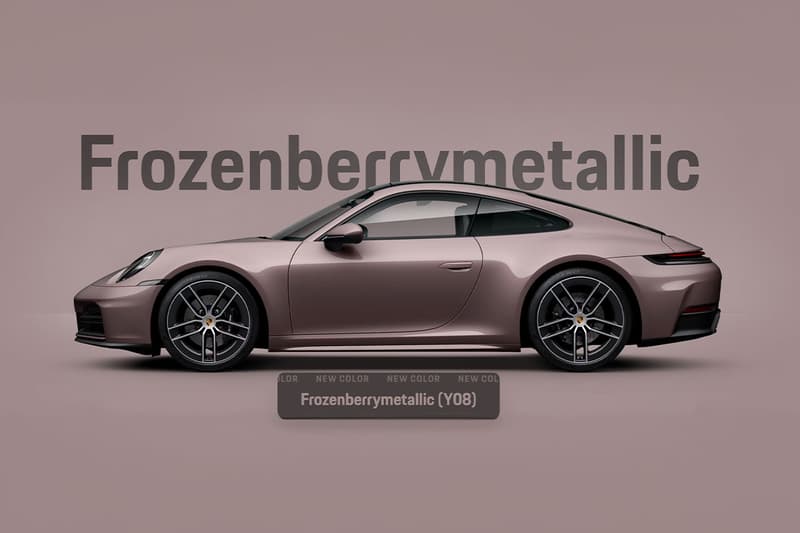 Porsche New Paint to Sample Colors Release Info | Hypebeast