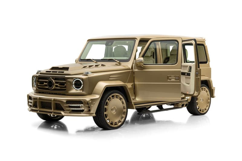 Gold Mercedes G Wagon